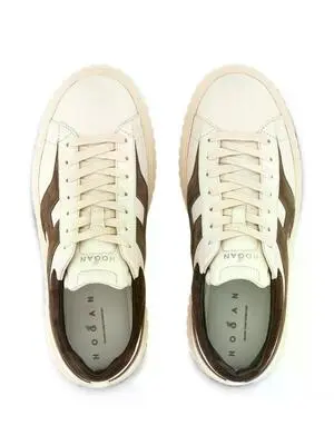 Hogan H-stripes Sneakers - Neutrals