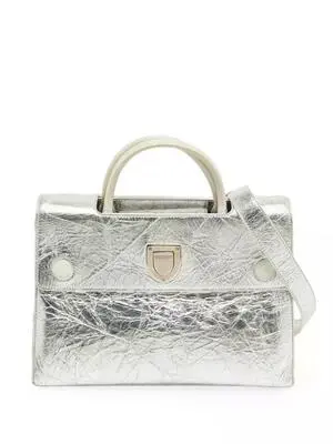 Dior 2016 Diorever Leather Tote Bag - Silver