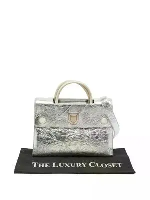 Dior 2016 Diorever Leather Tote Bag - Silver