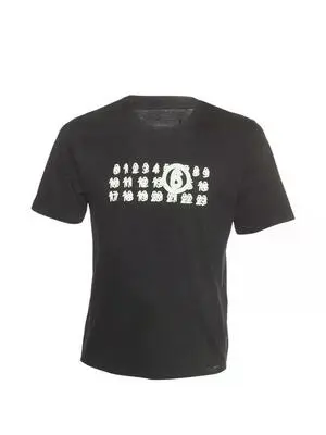MAISON MARGIELA Logo-print T-shirt - Black