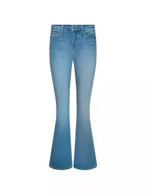 L'Agence Taney Low-rise Flared Jeans - Blue