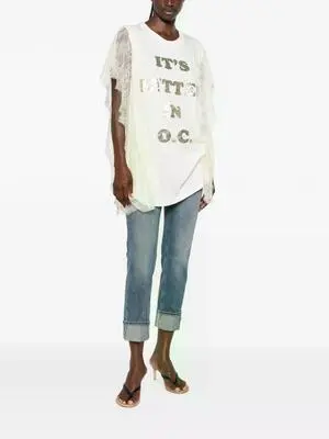 DONDUP Coco Logo-patch Turn-up Jeans