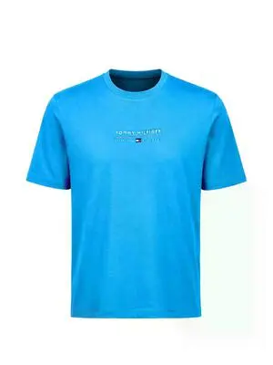 Tommy Hilfiger Logo-embroidered Cotton T-shirt