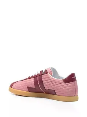 LANVIN Quilted Logo Sneakers - Pink