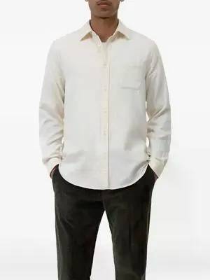 Closed Patch-pocket Cotton Shirt