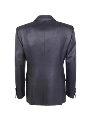 TOM FORD Herringbone-pattern Wool Blazer