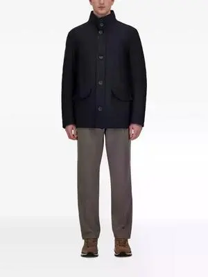 Herno Button-fastening High-neck Coat