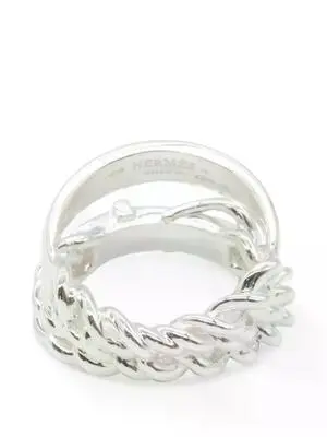 Hermès Sterling Buckle Detail Ring