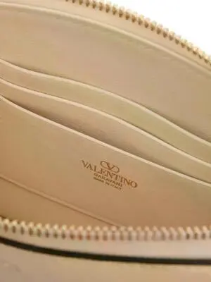 Valentino Garavani Vlogo Walk Pouch In Calfskin - Neutrals