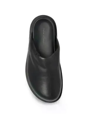 Rick Owens Leather Flat Mules