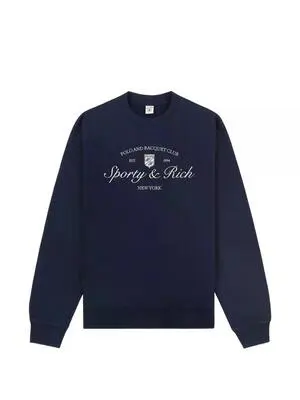 Sporty & Rich Textured Sweatshirts Hoodies For Women