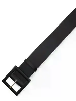 Carolina Herrera Icon Buckle Belt - Black