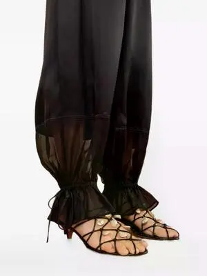 Ulla Johnson Camile Silk Trousers - Black