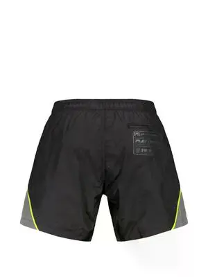 PLEIN SPORT Contrast Insert Drawstring Swim Shorts