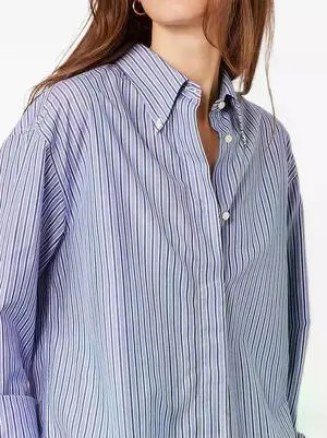 Officine Générale Yari Striped Button-down Shirt