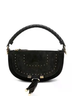 Chloé Mini Marcia Stud-embellished Cross Body Bag