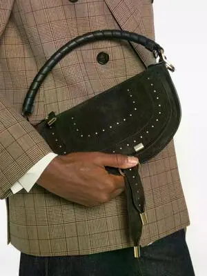 Chloé Mini Marcia Stud-embellished Cross Body Bag