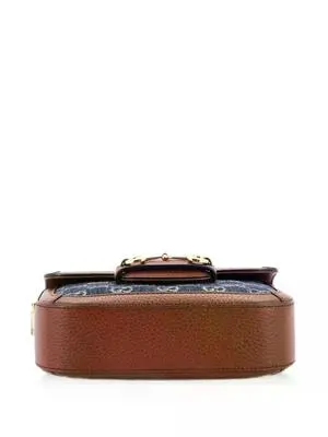 Gucci Horsebit 1955 Gg Denim Mini Shoulder Bag