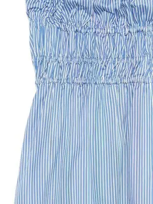 Altuzarra Striped Smocked Dress - Blue