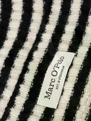 Marc O'polo Striped Ribbed Beanie