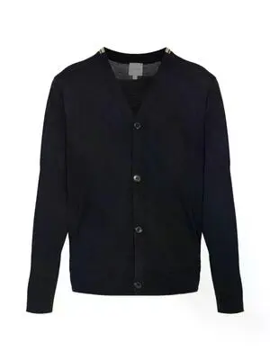 Paul Smith V-neck Wool Cardigan - Blue