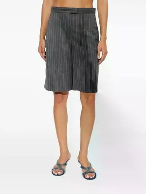 Valentino Garavani Wool Pinstripe Shorts