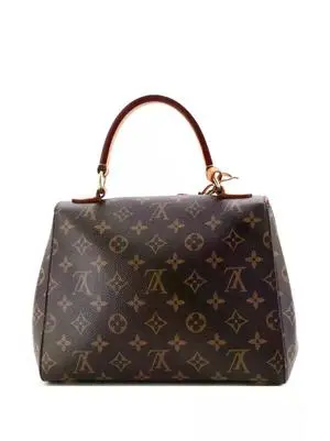 LOUIS VUITTON Monogram Canvas Cluny Bb Satchel - Brown