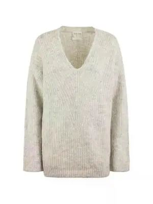 FORTE_FORTE V-neck Pullover - Neutrals