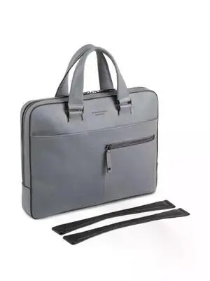 PIQUADRO David Leather Laptop Bag