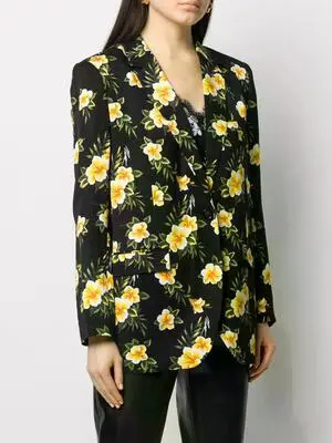 Michael Kors Floral Single-breasted Blazer
