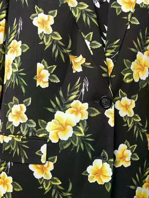 Michael Kors Floral Single-breasted Blazer