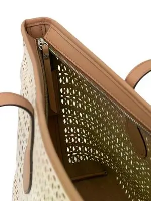 GIANNI CHIARINI Mashup Laser-cut Tote Bag - Neutrals