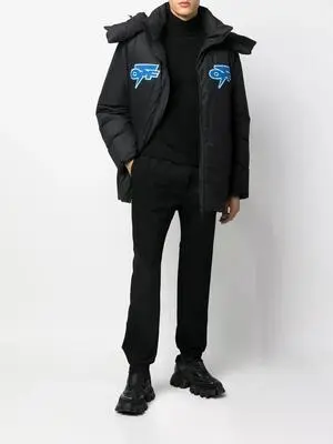 Off-White Logo Patch Padded Short Jacket