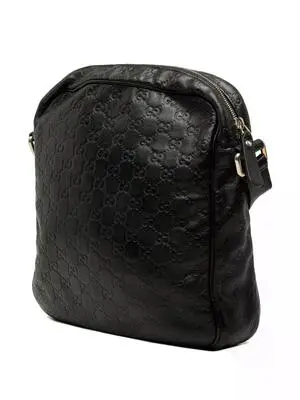 Gucci Embossed Leather Crossbody Bag
