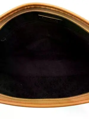 Saint Laurent Clutch Bag With Leather Trim