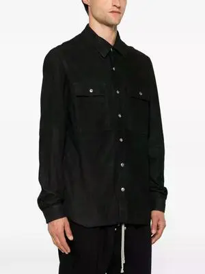 Rick Owens Suede Press-stud Jacket