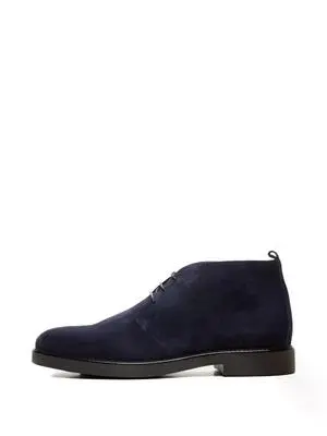 POCHE PARIS Lace-up Suede Loafers