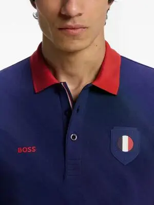 BOSS Paddy Polo Shirt With Country Flag Polo Shirt