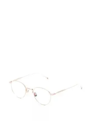 Matsuda Round Frame Engraved Eyeglasses - Gold