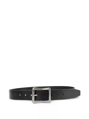 ANN DEMEULEMEESTER Leather Belt - Black