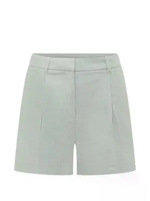 Calvin Klein Pleated Tailored Shorts - Green