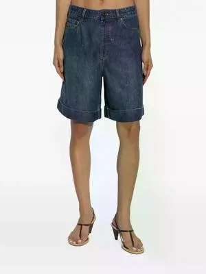 SELF-PORTRAIT Sequin Embellished Knee-length Shorts