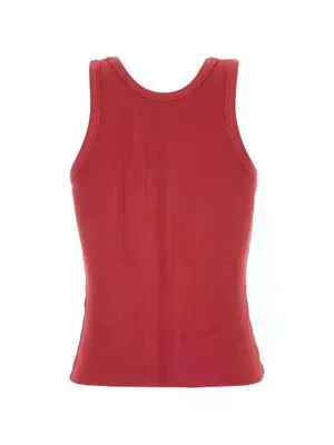 Givenchy Logo Print Ribbed Tank Top