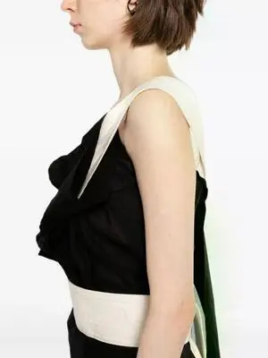 Yohji Yamamoto Color-block Asymmetric Dress