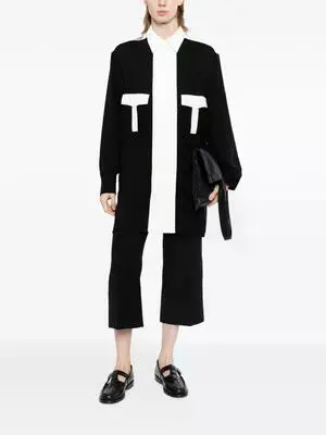Yohji Yamamoto Monochrome-panelled Shirt
