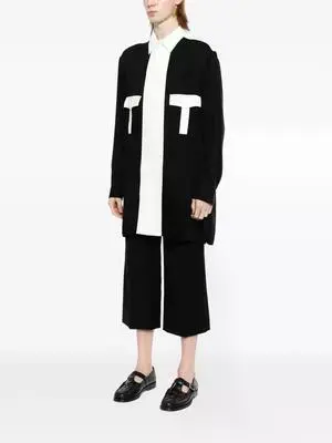 Yohji Yamamoto Monochrome-panelled Shirt