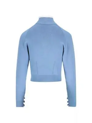 Chloé Lace-trim Button-detail Sweater