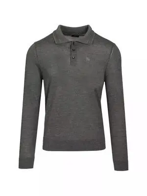 Etro Pegasus-embroidered Polo Sweater