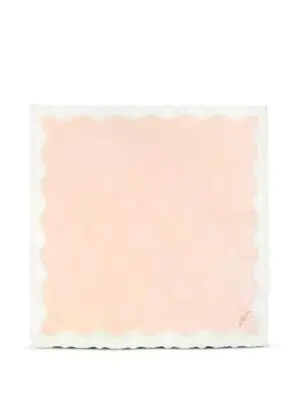 Chloé Lace-trim Scalloped Bandana - Pink