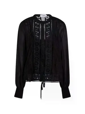 Charo Ruiz Ibiza Guipure-lace Blouse - Black